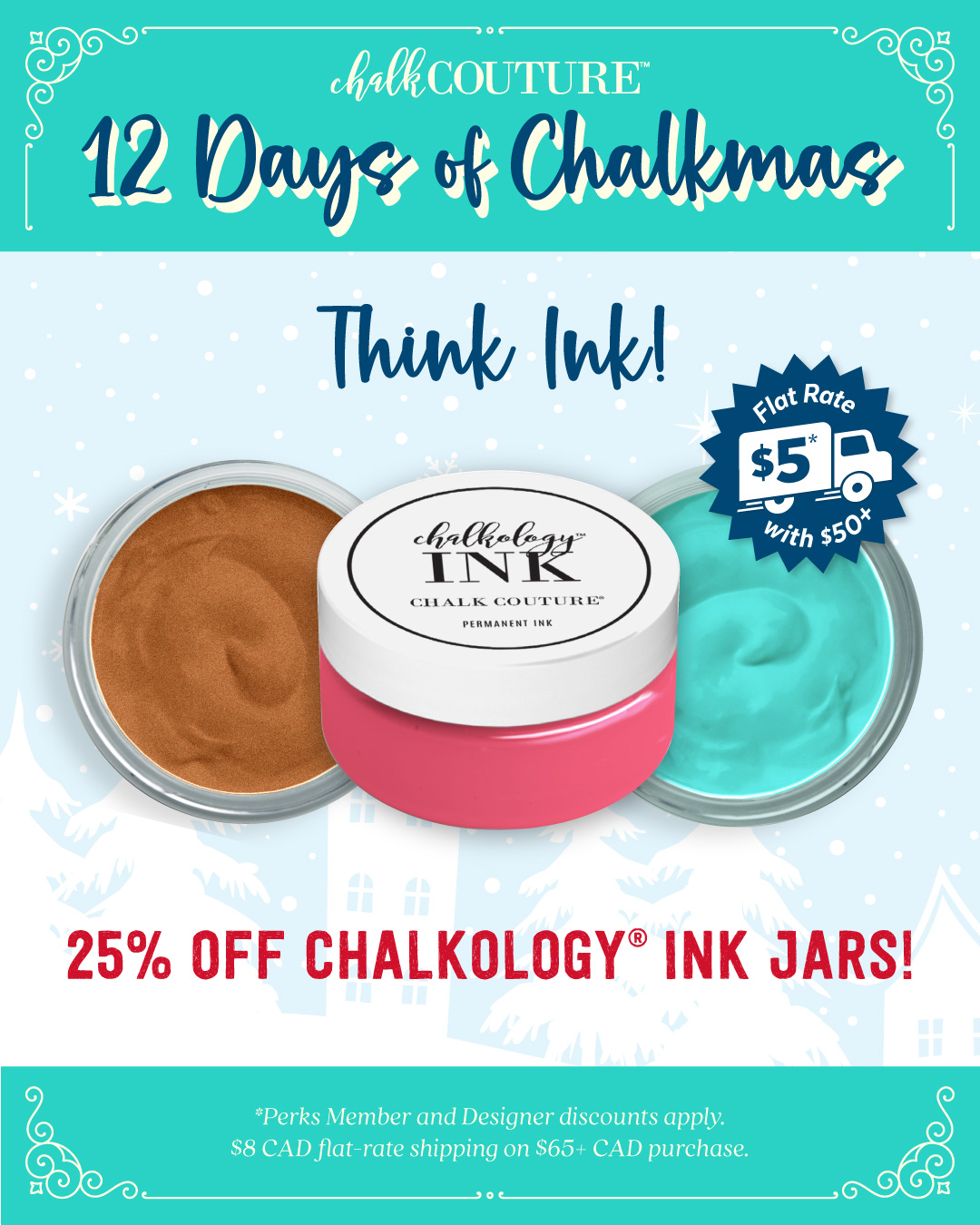 12 Days of Chalkmas - Day 8 25 Off Ink – Chalk Couture